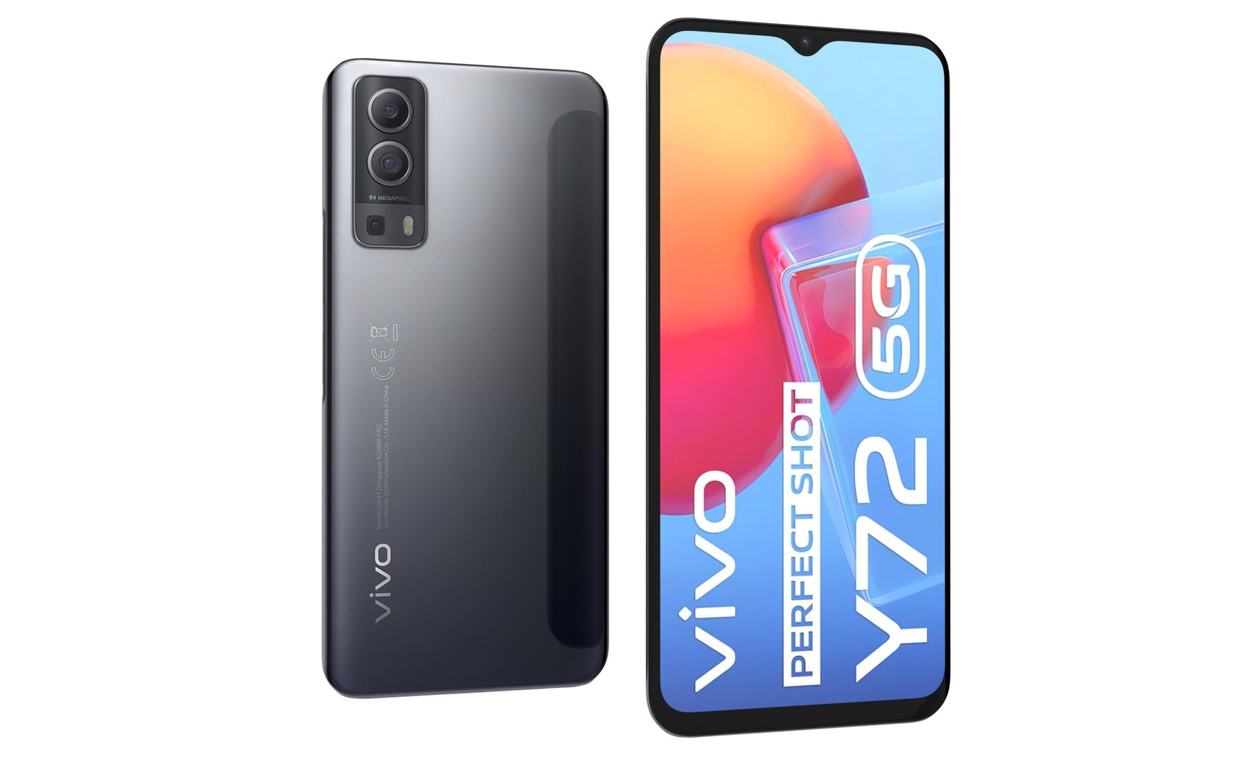 Vivo Y72 Graphite Black And Dream Glow 3D - TurboSquid 1830376