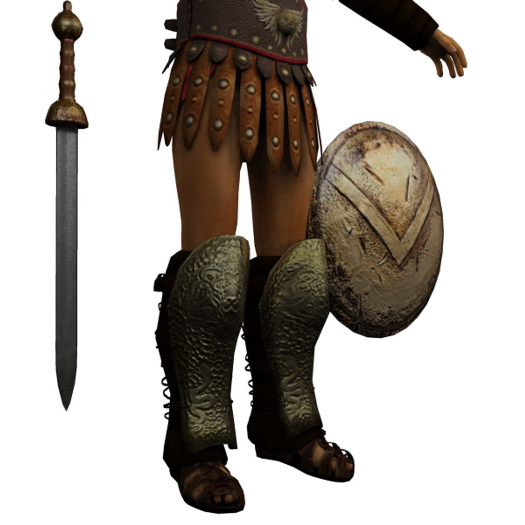 Roman Gladiator Armor - 3d Model