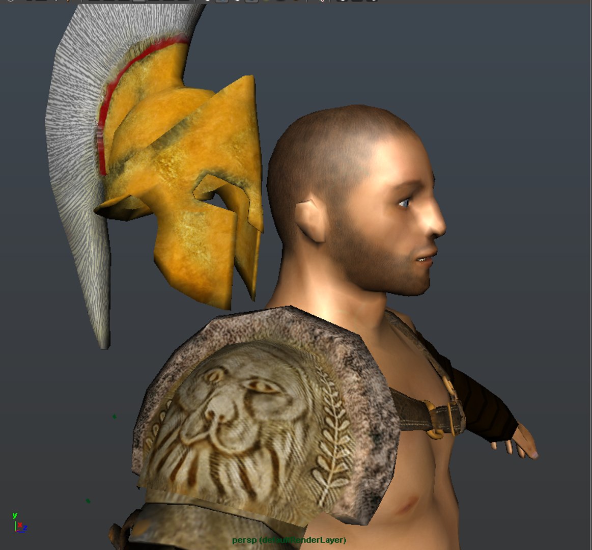 Roman Gladiator Armor - 3d Model
