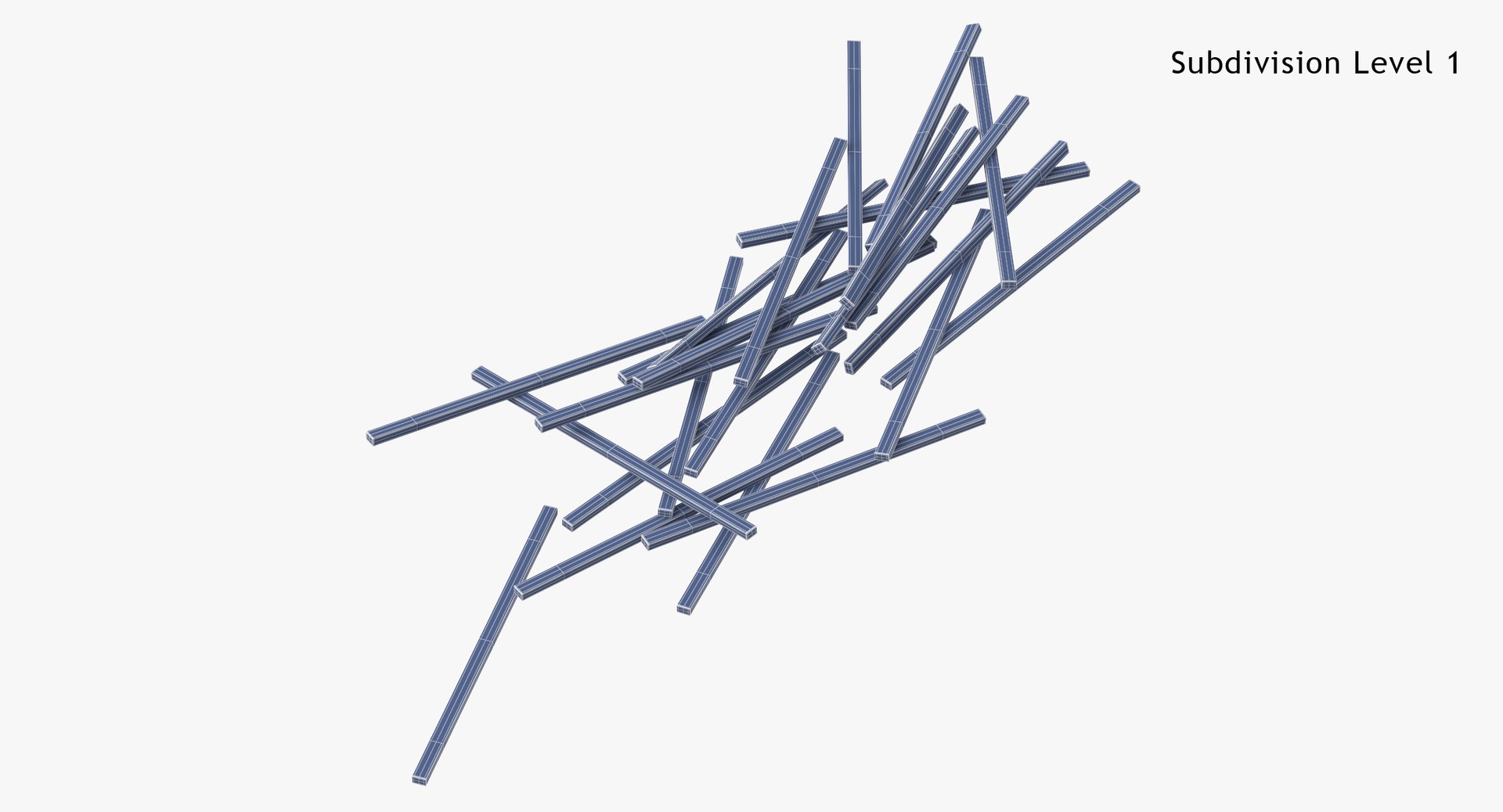 3D Lumber Pile 02 Small Medium And Large Model - TurboSquid 2028377