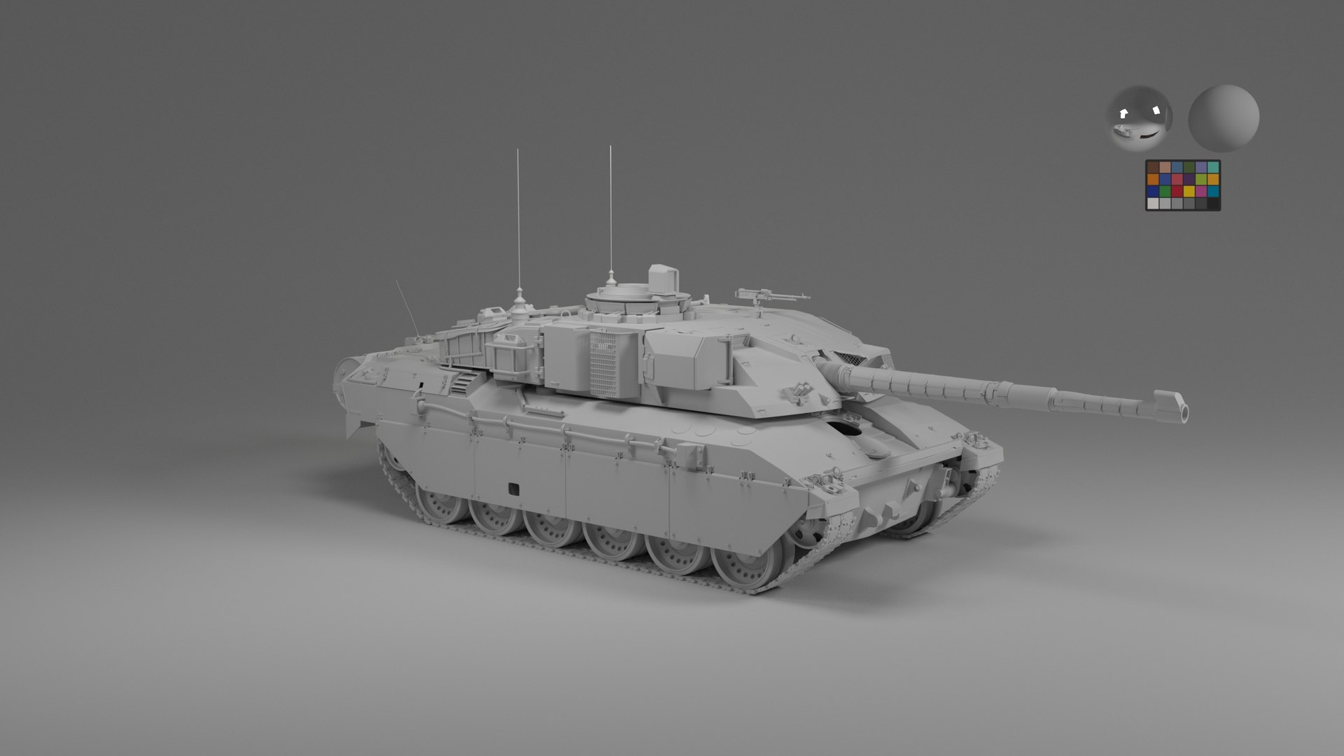 Challenger 1 Tank Model - TurboSquid 2258842