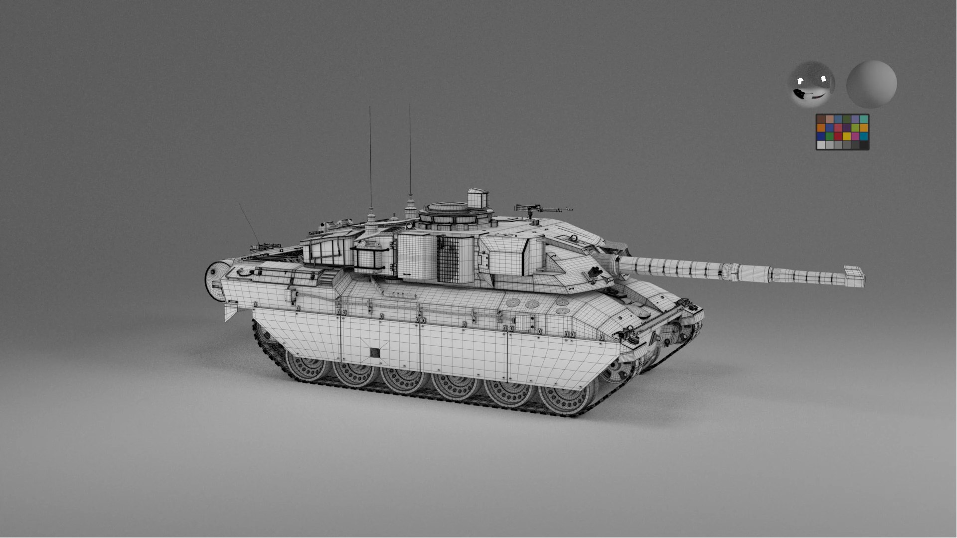Challenger 1 Tank Model - TurboSquid 2258842
