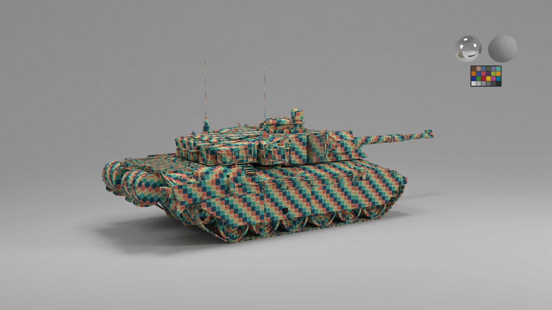 Challenger 1 Tank Model - TurboSquid 2258842