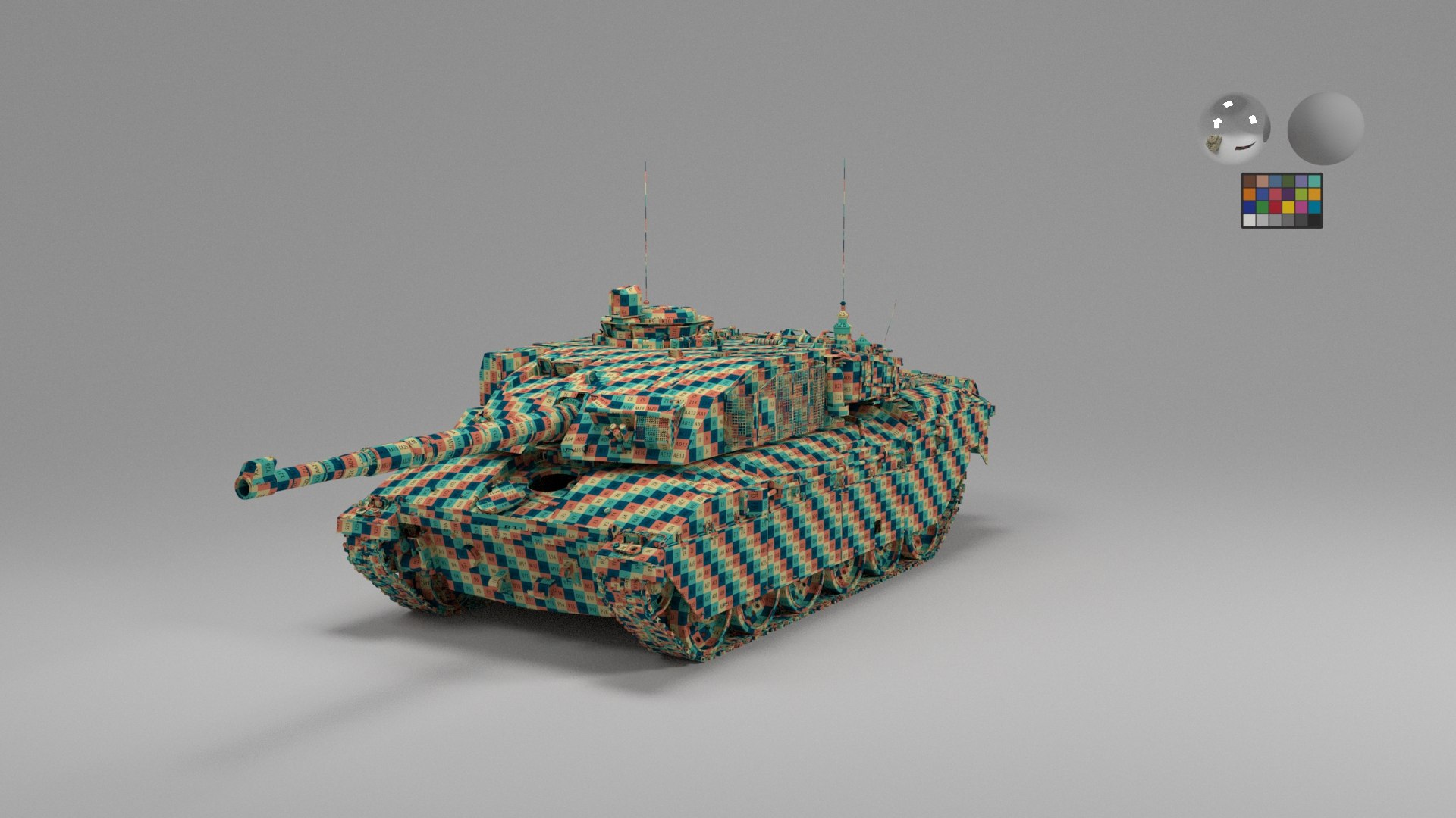 Challenger 1 Tank Model - TurboSquid 2258842