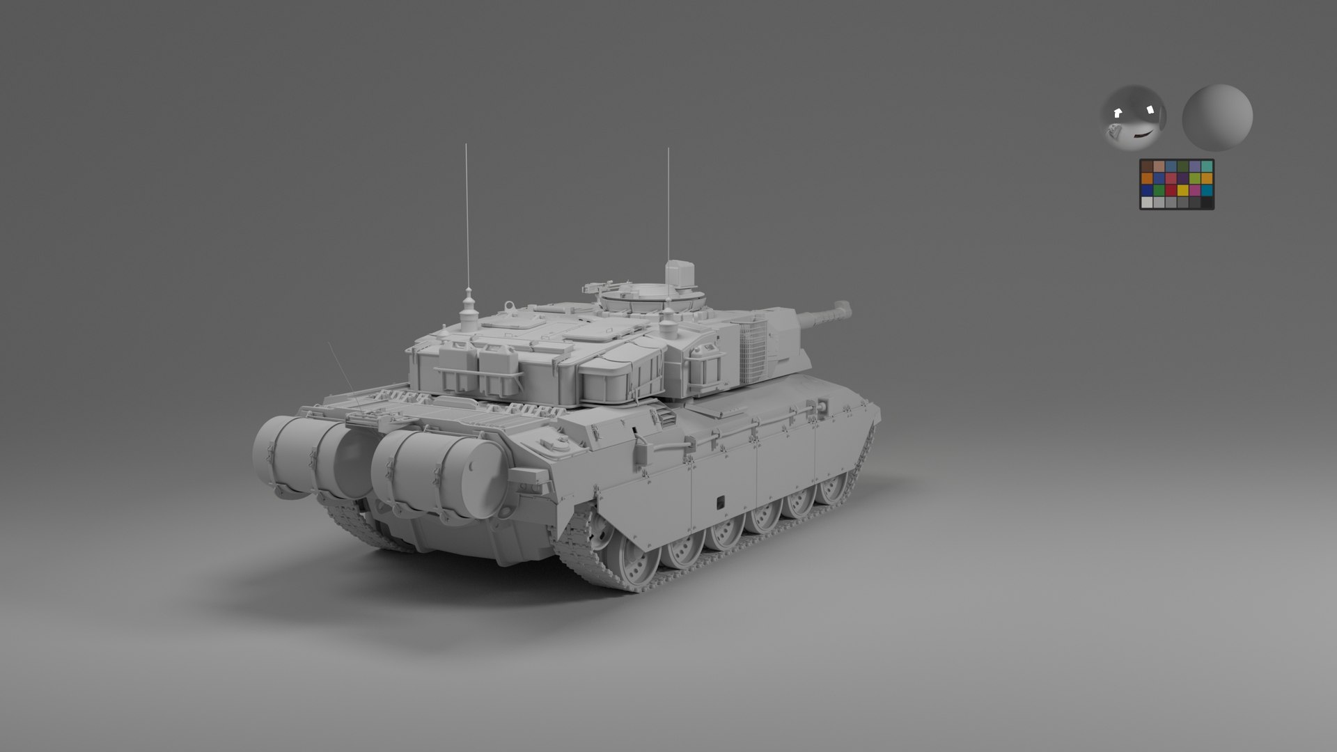 Challenger 1 Tank Model - TurboSquid 2258842