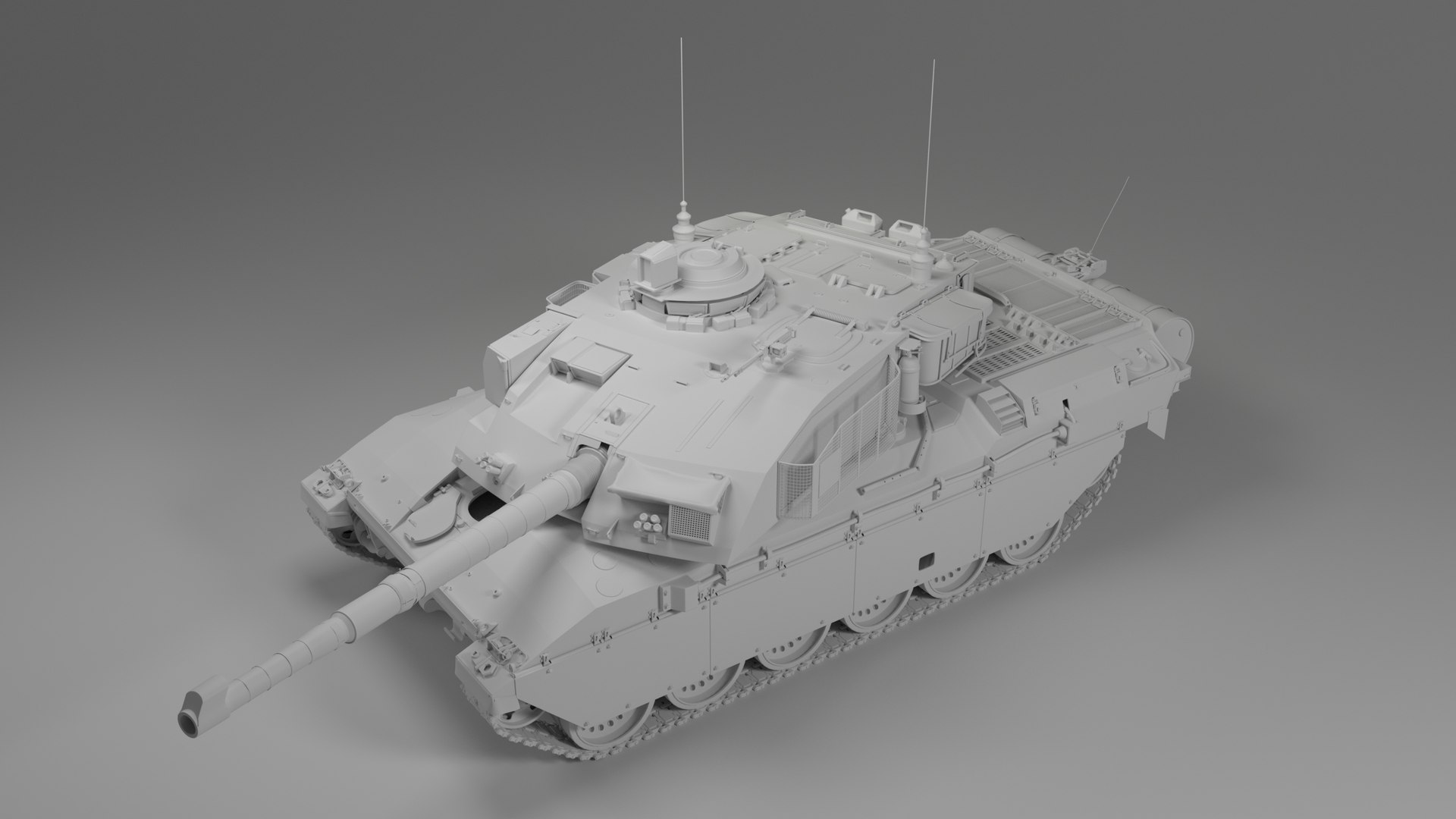 Challenger 1 Tank Model - TurboSquid 2258842