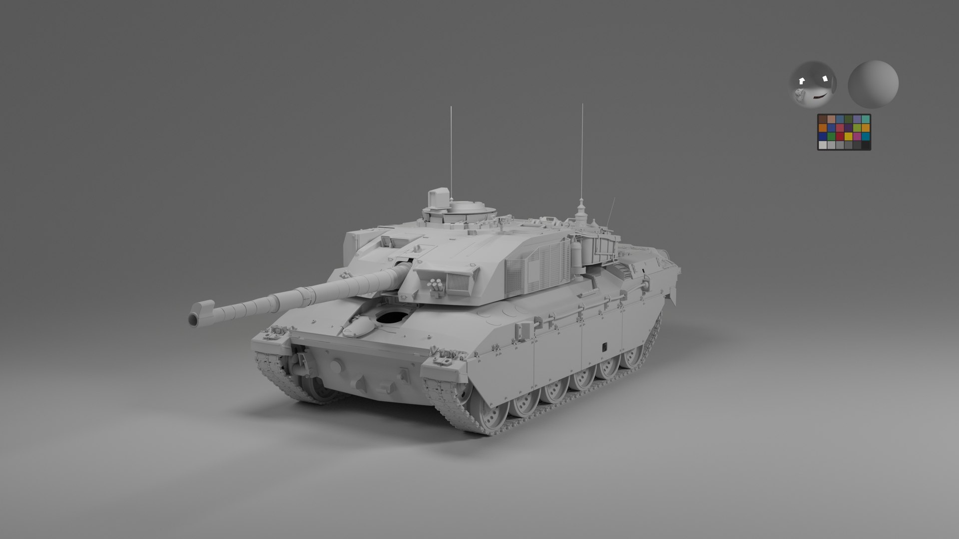 Challenger 1 Tank Model - TurboSquid 2258842