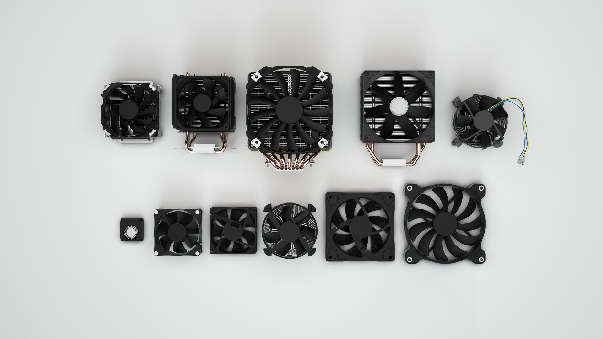 CPU Processor Cooler Fan model - TurboSquid 2138508