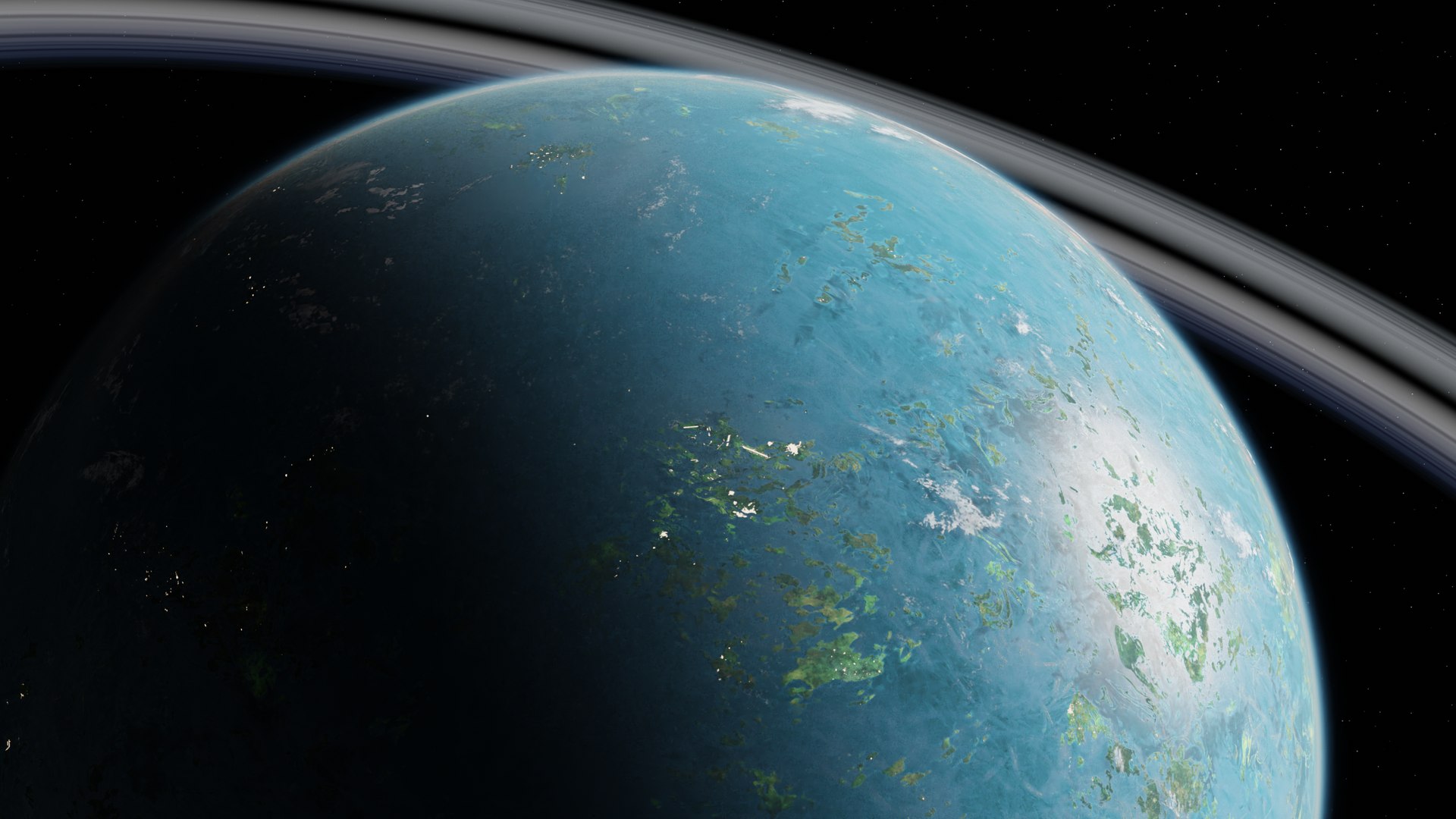 8K Alien Water Planet 8 3D Model - TurboSquid 1930492