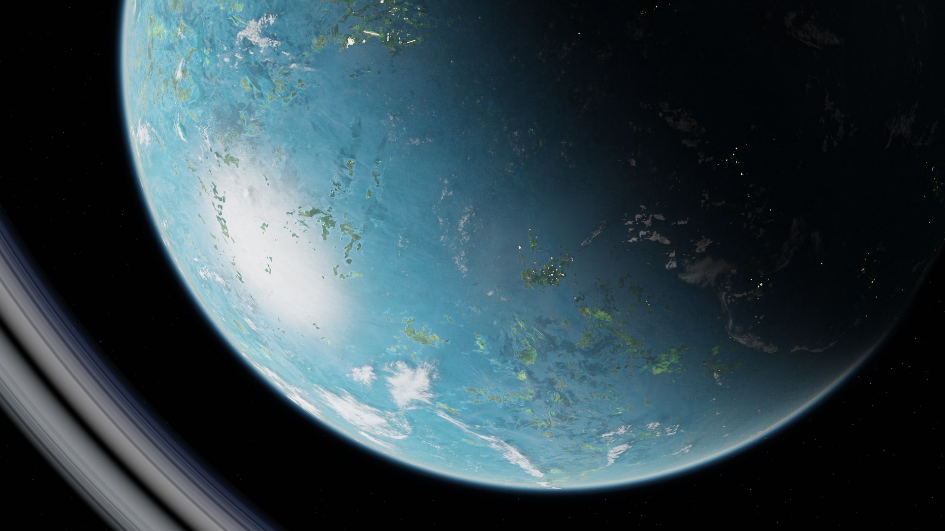8K Alien Water Planet 8 3D Model - TurboSquid 1930492