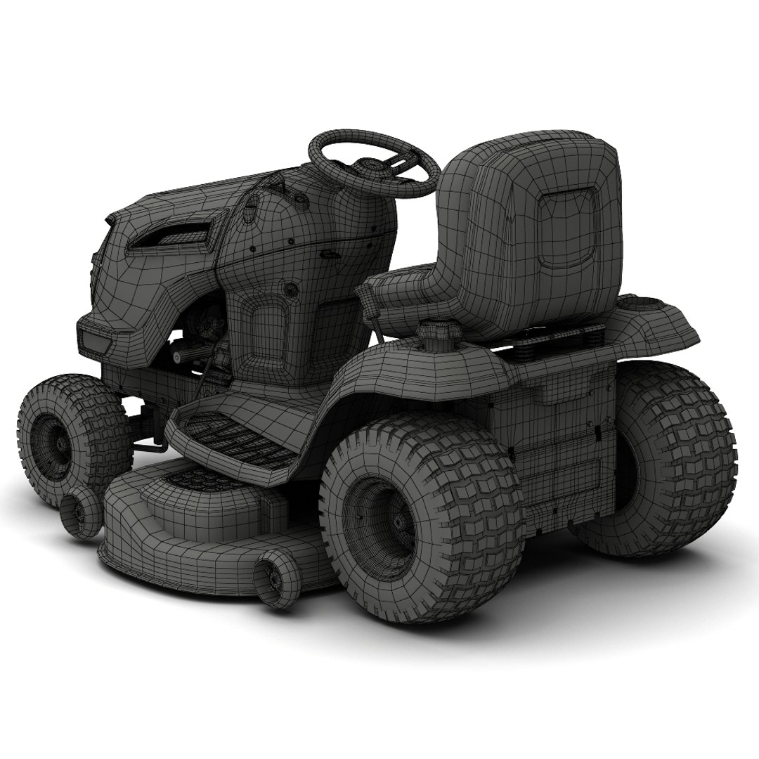 3d Motorized Lawnmower