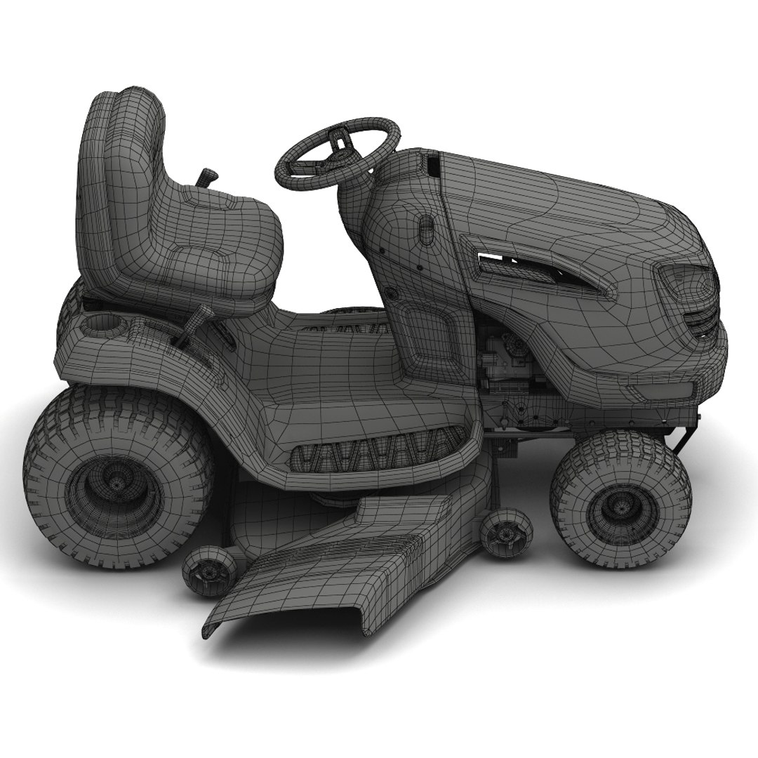 3d Motorized Lawnmower