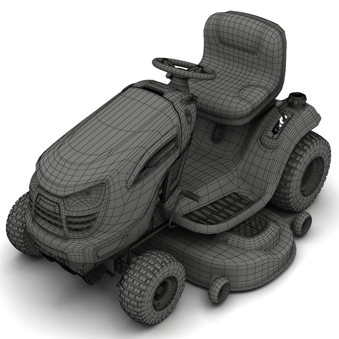 3d Motorized Lawnmower