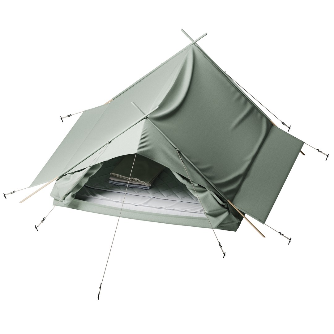 Camping Tent - Indiana 3D Model - TurboSquid 2251043