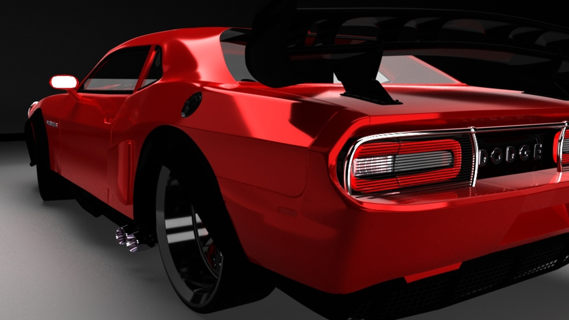 Tuning Car 3d Model