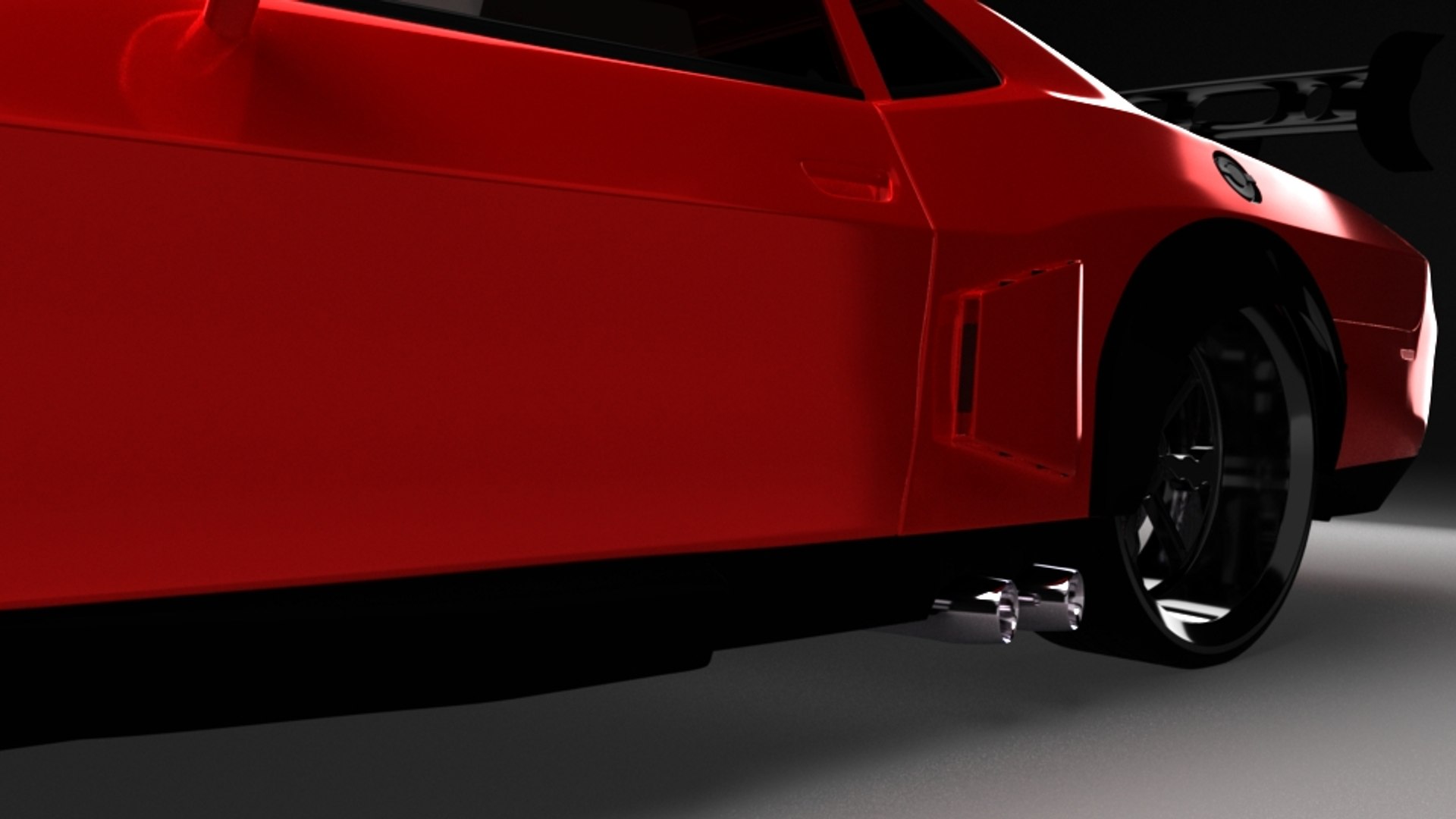 Tuning Car 3d Model