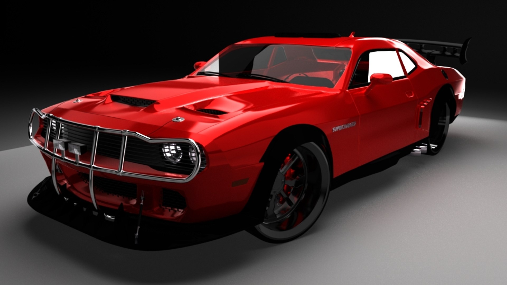 Tuning Car 3d Model