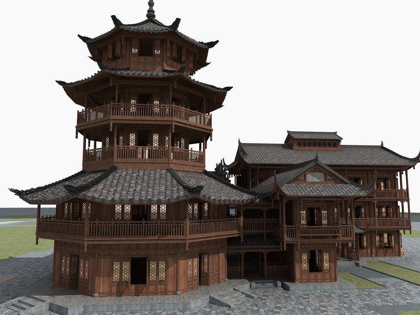3D Ancient Architecture 4 - TurboSquid 1807111