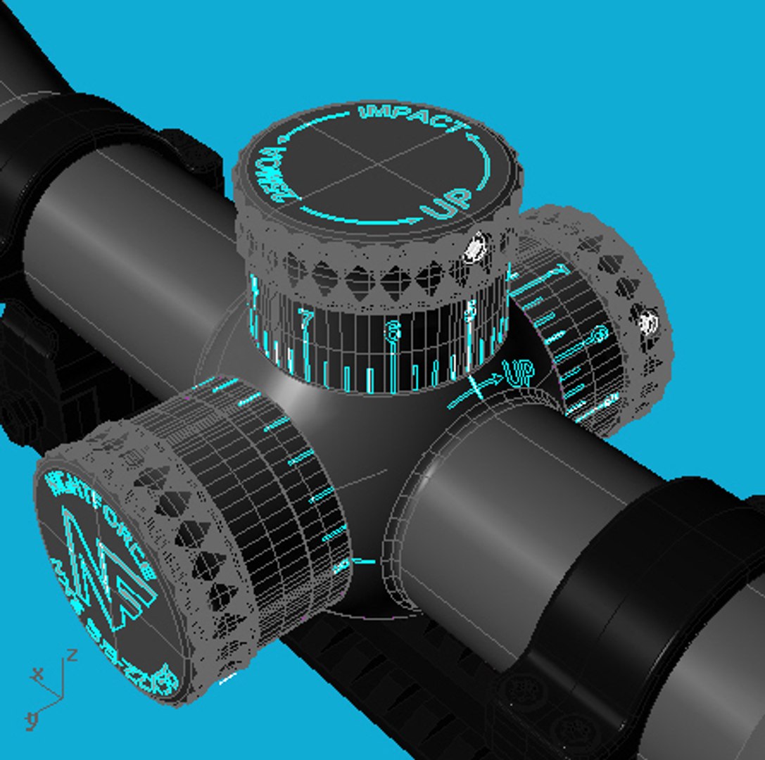 Scope Optical Sight Nightforce 3d Model