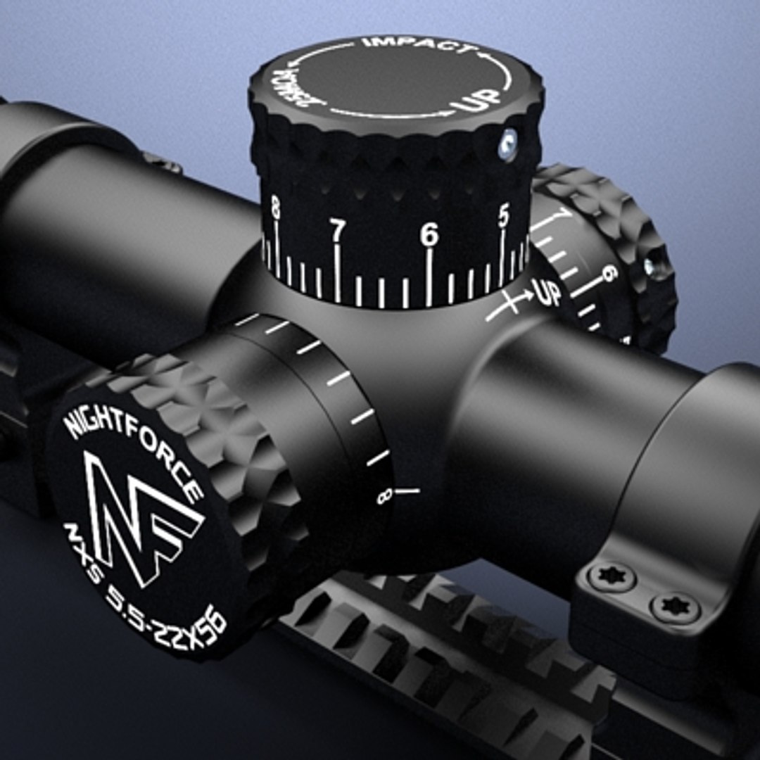 Scope Optical Sight Nightforce 3d Model
