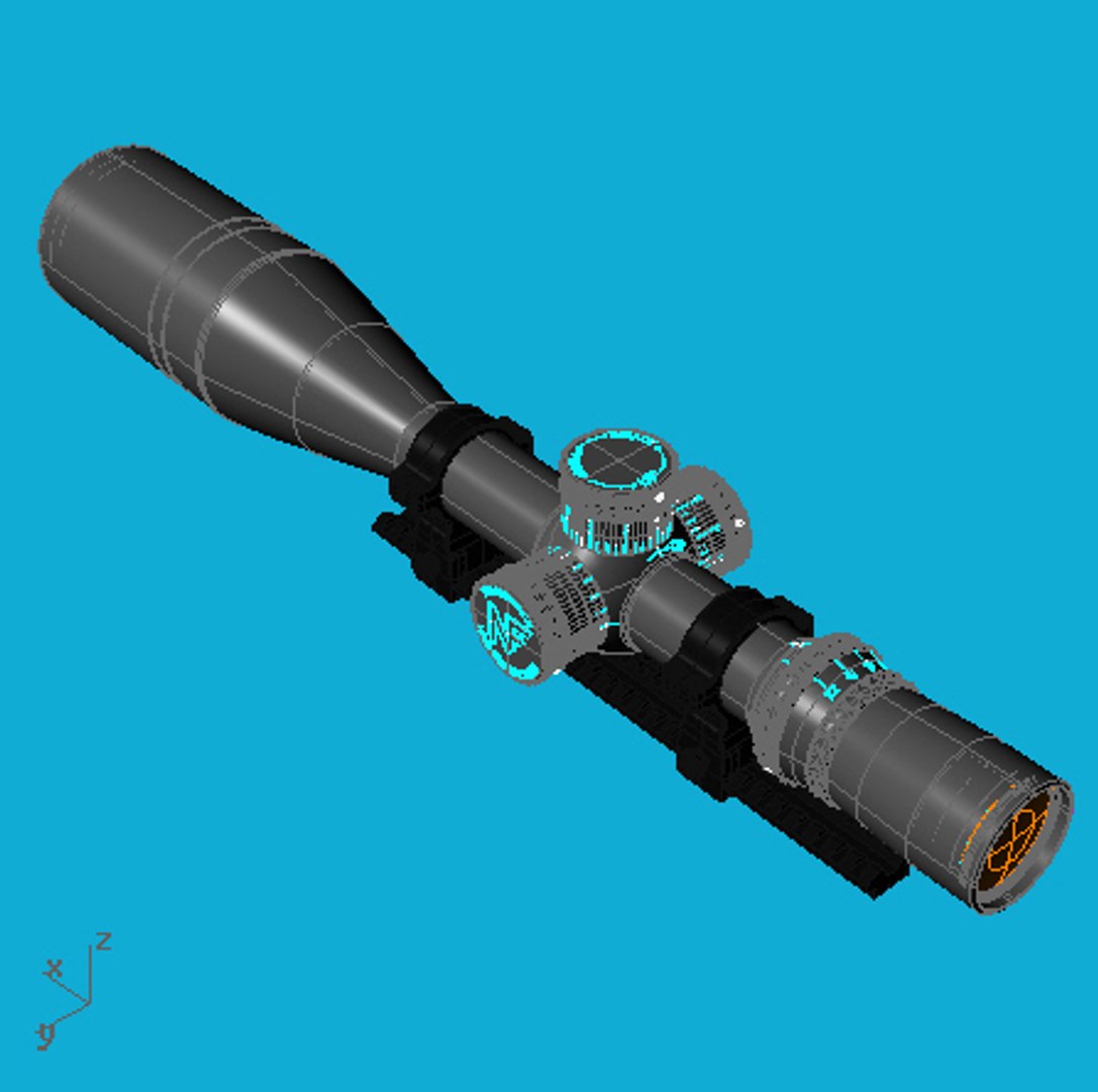 Scope Optical Sight Nightforce 3d Model