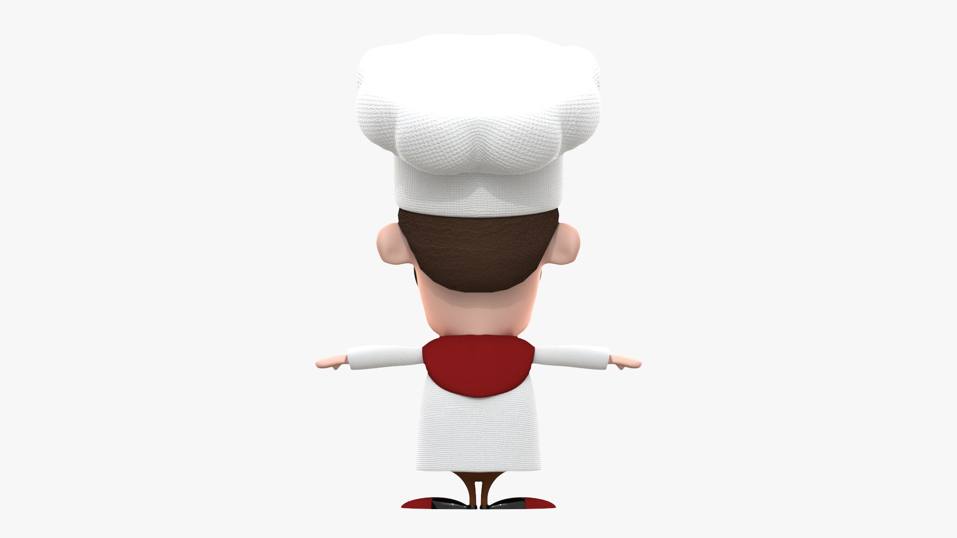 Cook Character 3D model - TurboSquid 1908531