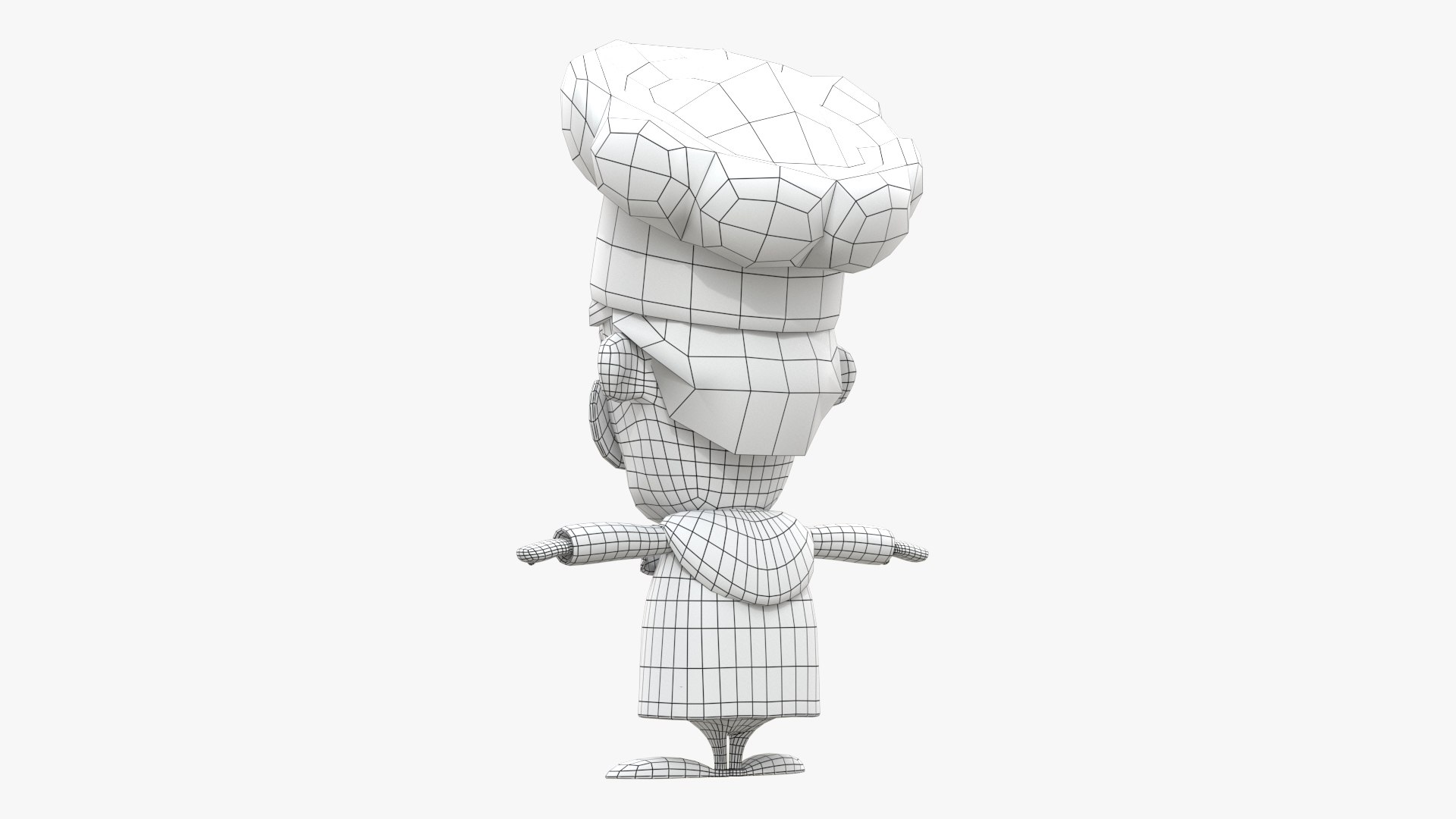 Cook Character 3D model - TurboSquid 1908531