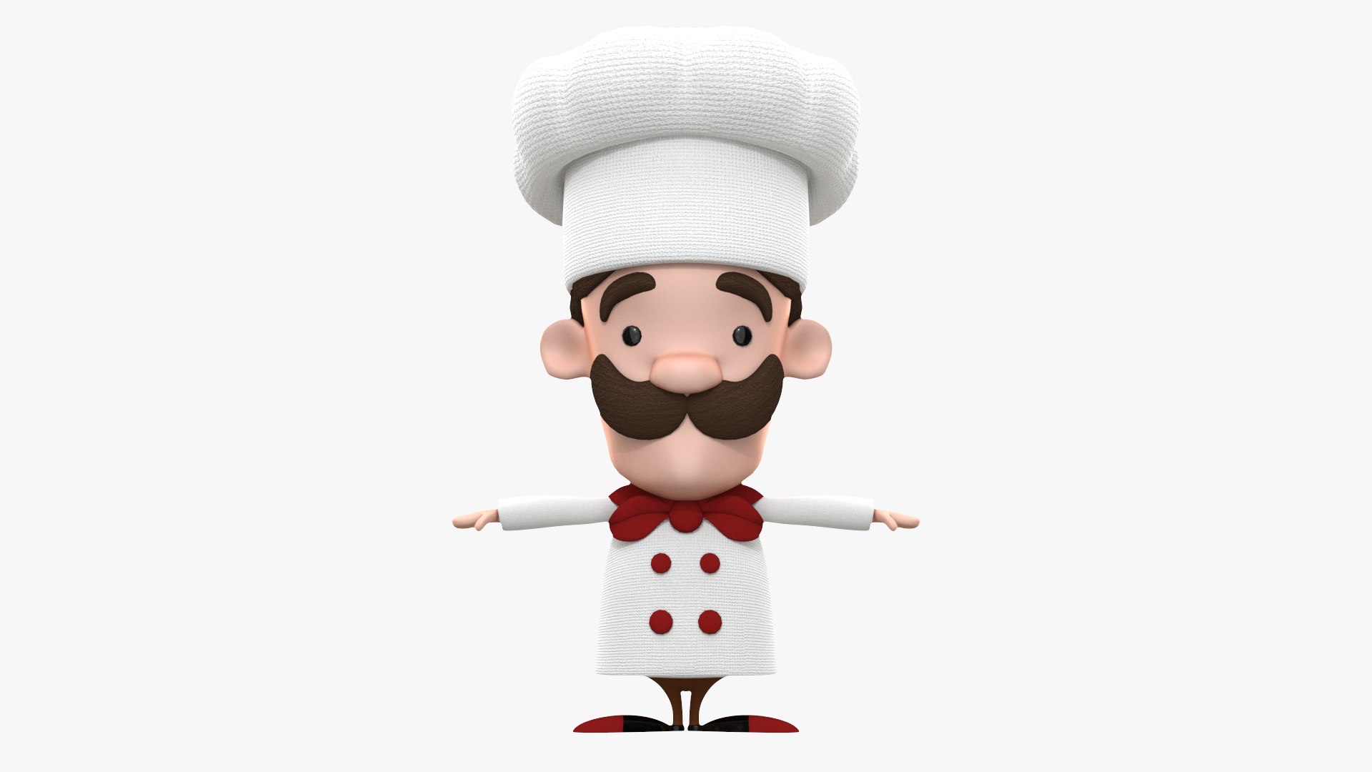 Cook Character 3D model - TurboSquid 1908531