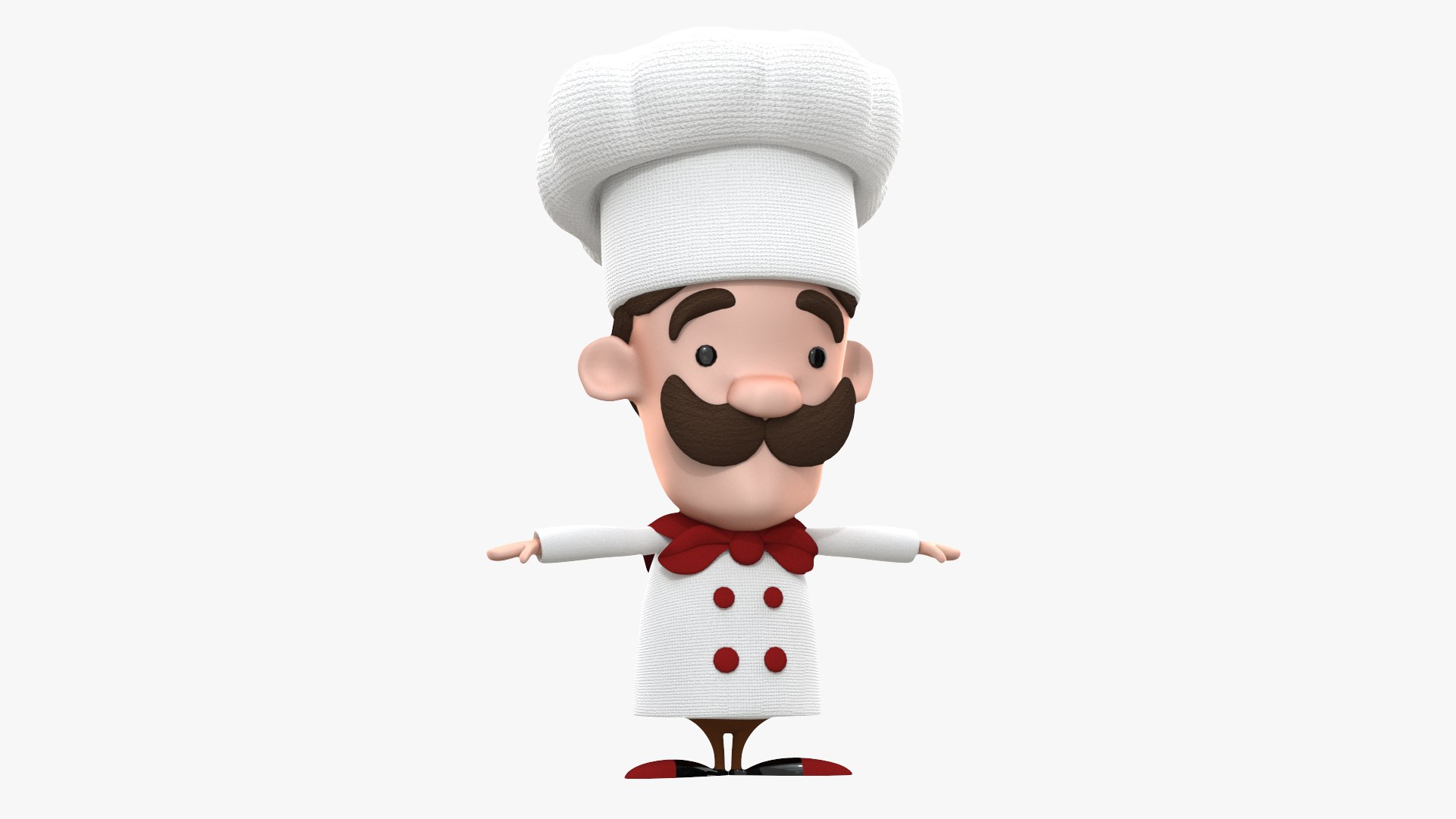 Cook Character 3D model - TurboSquid 1908531