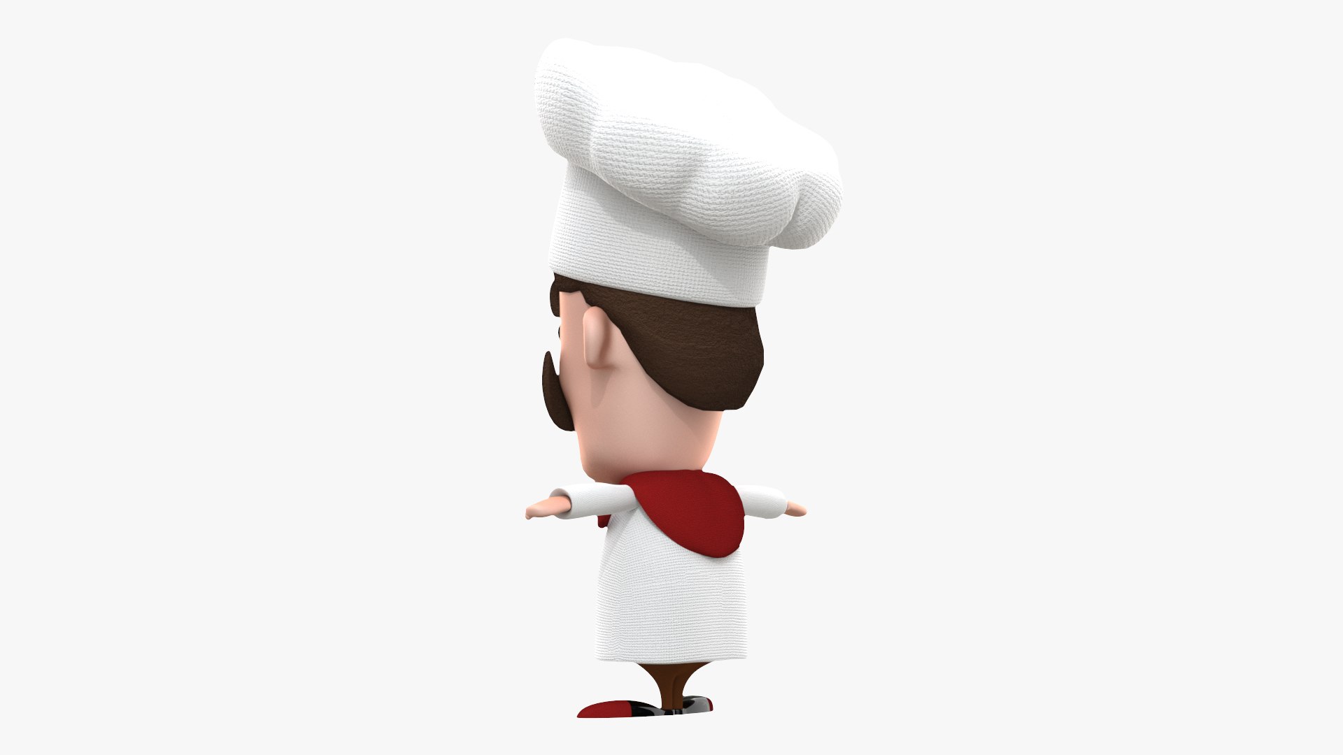 Cook Character 3D model - TurboSquid 1908531