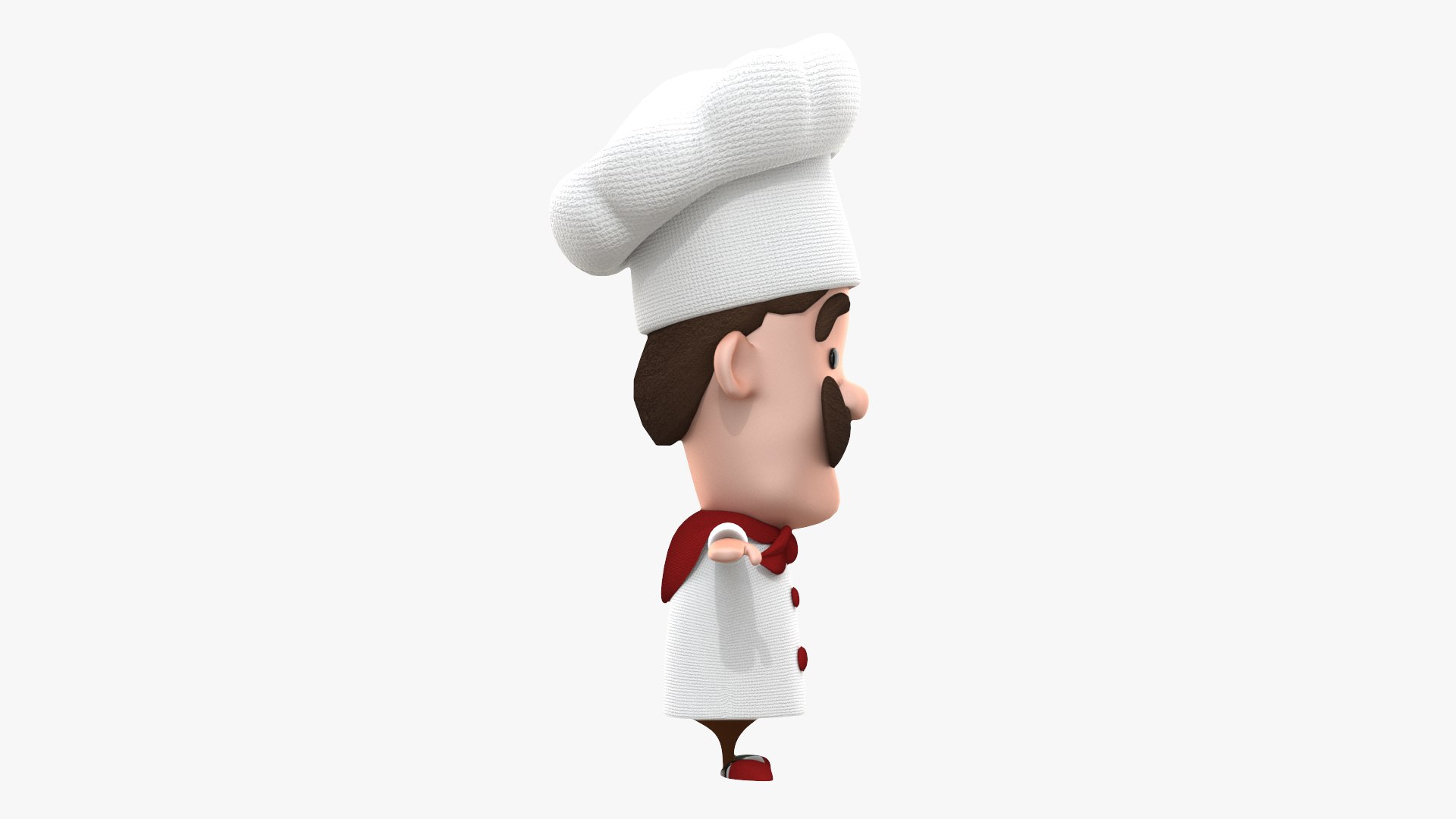 Cook Character 3D model - TurboSquid 1908531