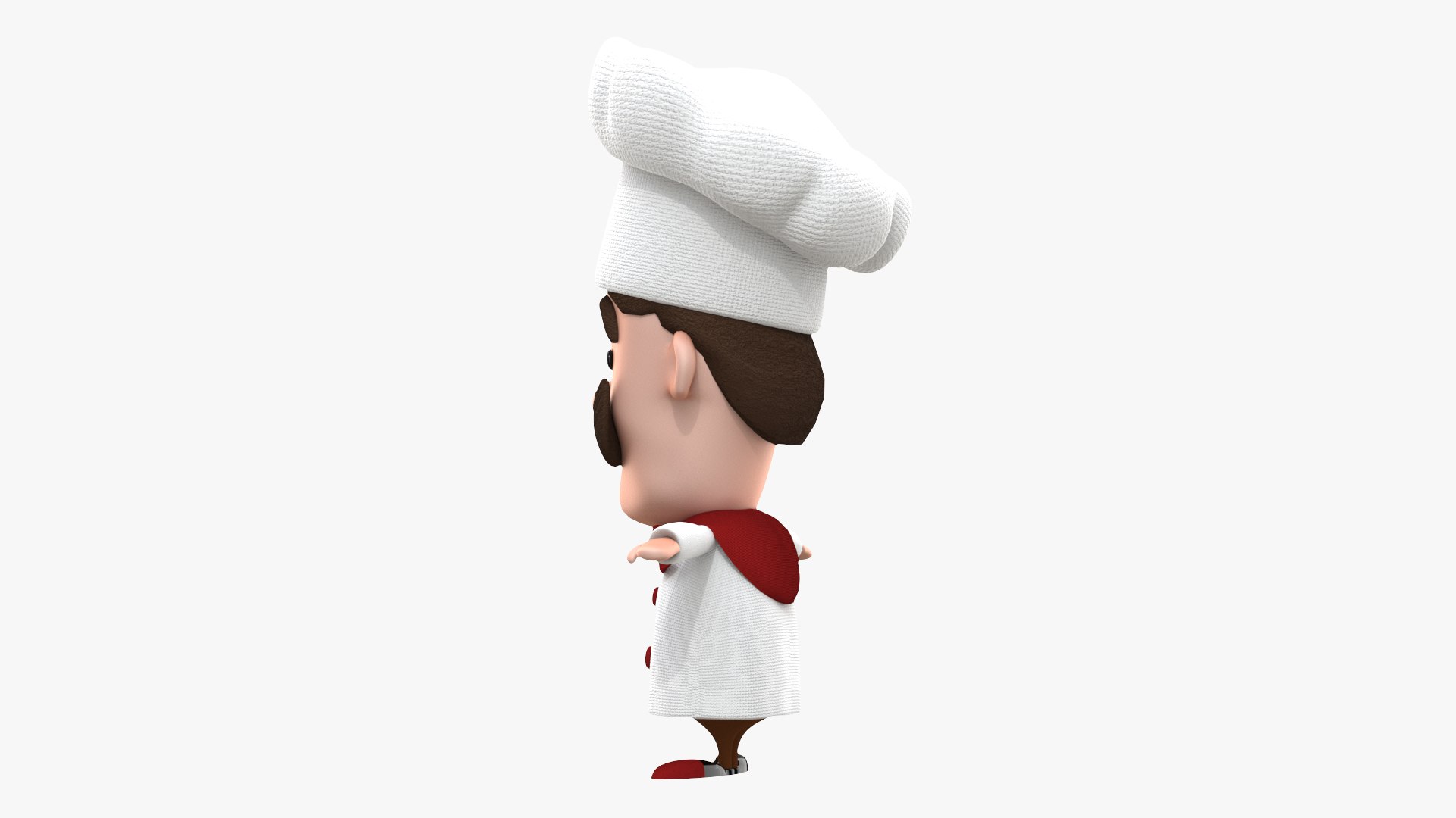 Cook Character 3D model - TurboSquid 1908531