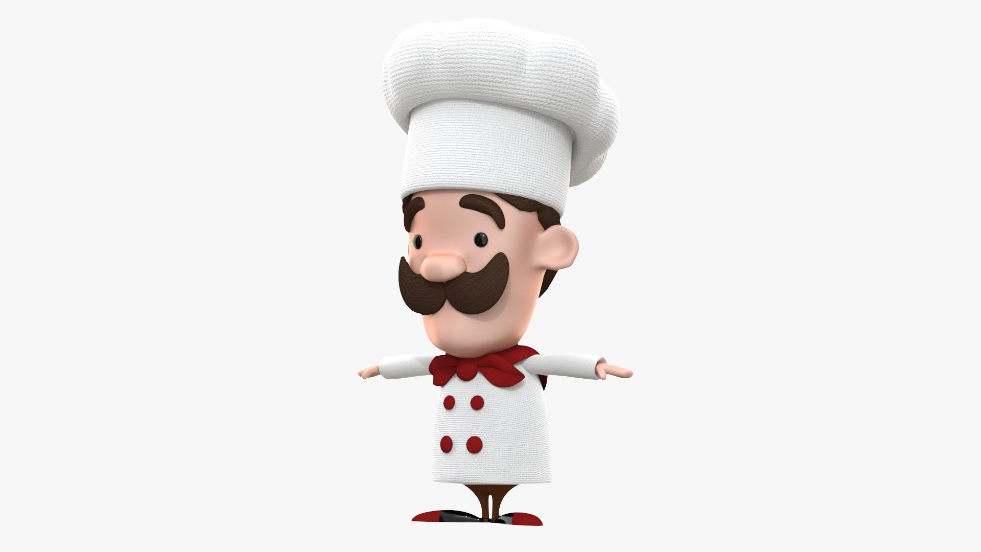 Cook Character 3D model - TurboSquid 1908531