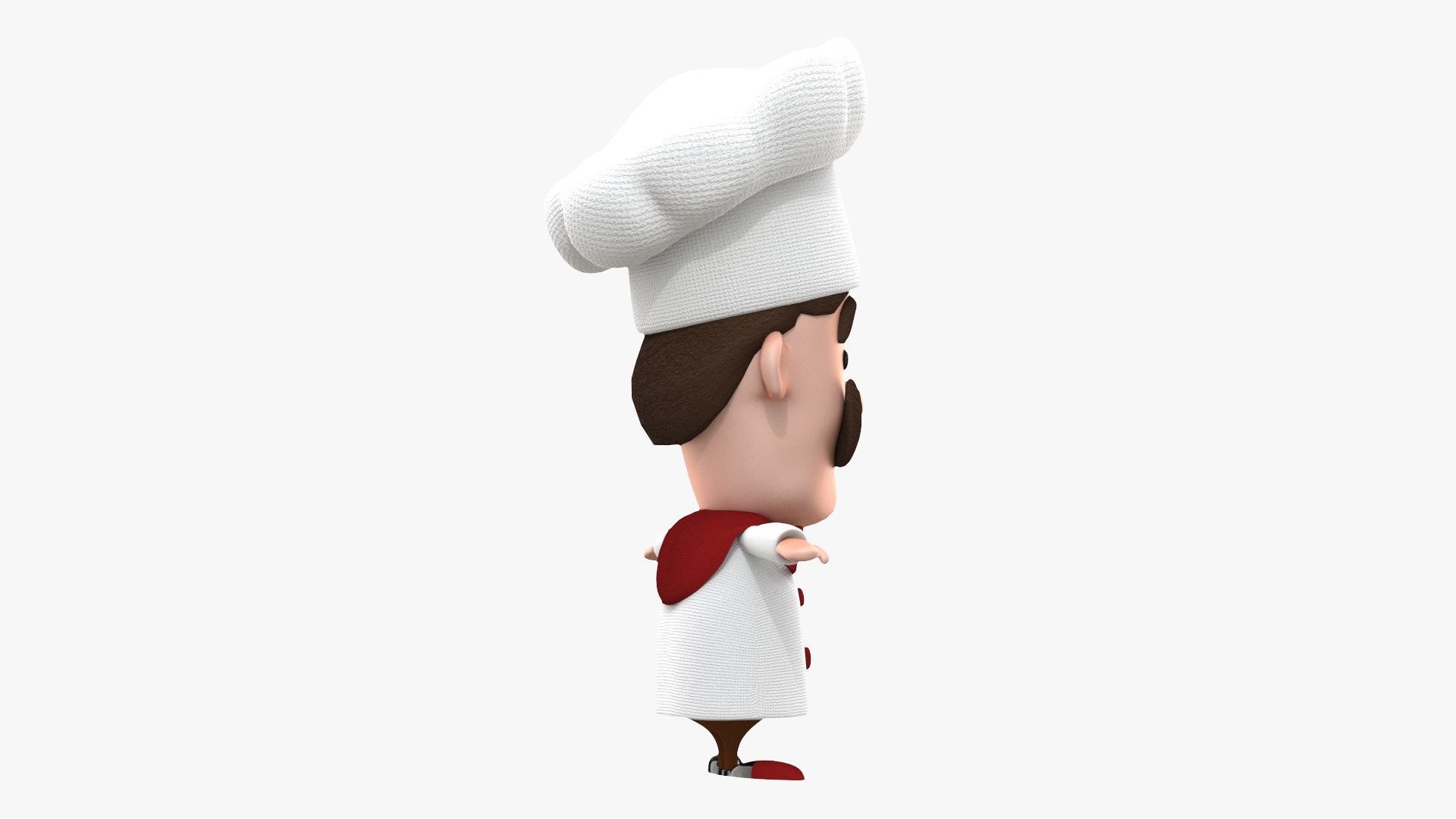 Cook Character 3D model - TurboSquid 1908531