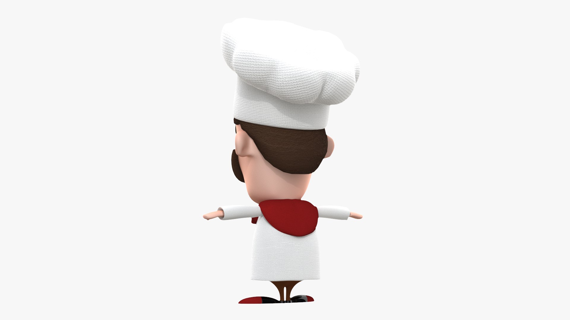 Cook Character 3D model - TurboSquid 1908531