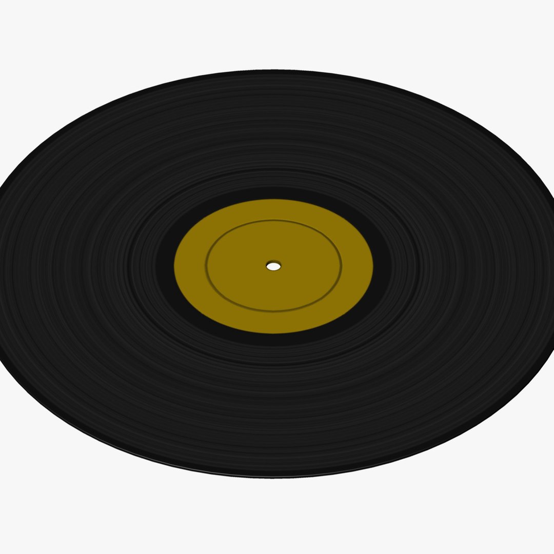 3d Vinyl Record