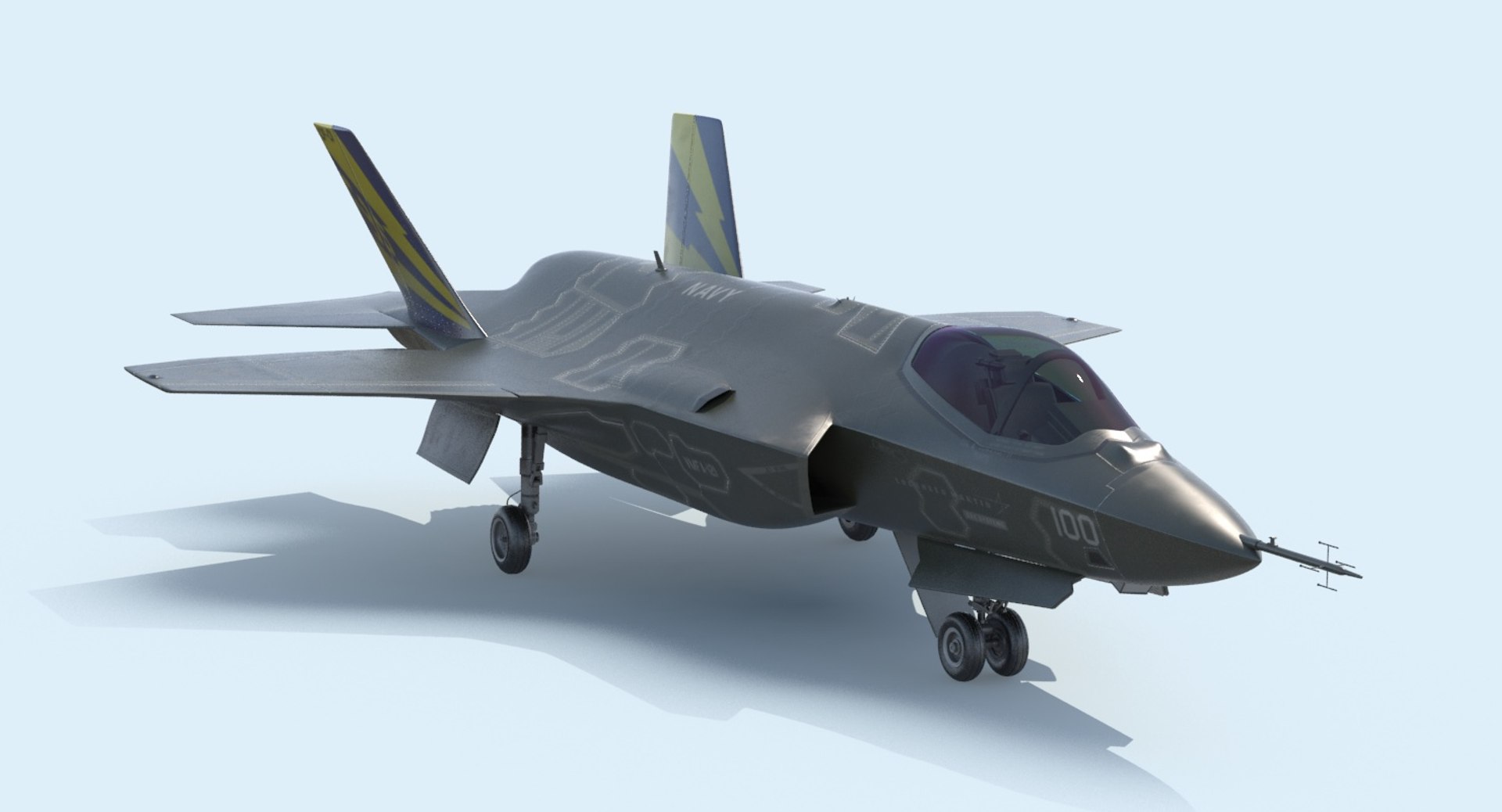 Lockheed Martin F-35 Lightning 3d Max