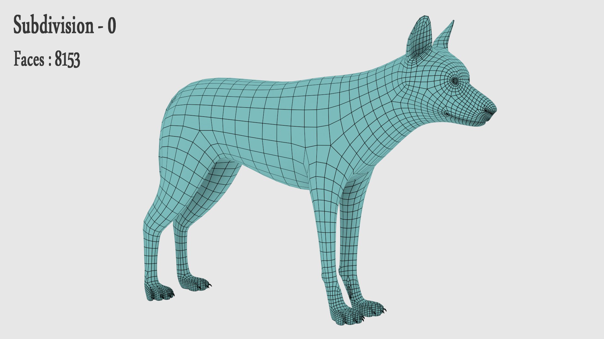 Wolf Low Poly 3D - TurboSquid 1743001