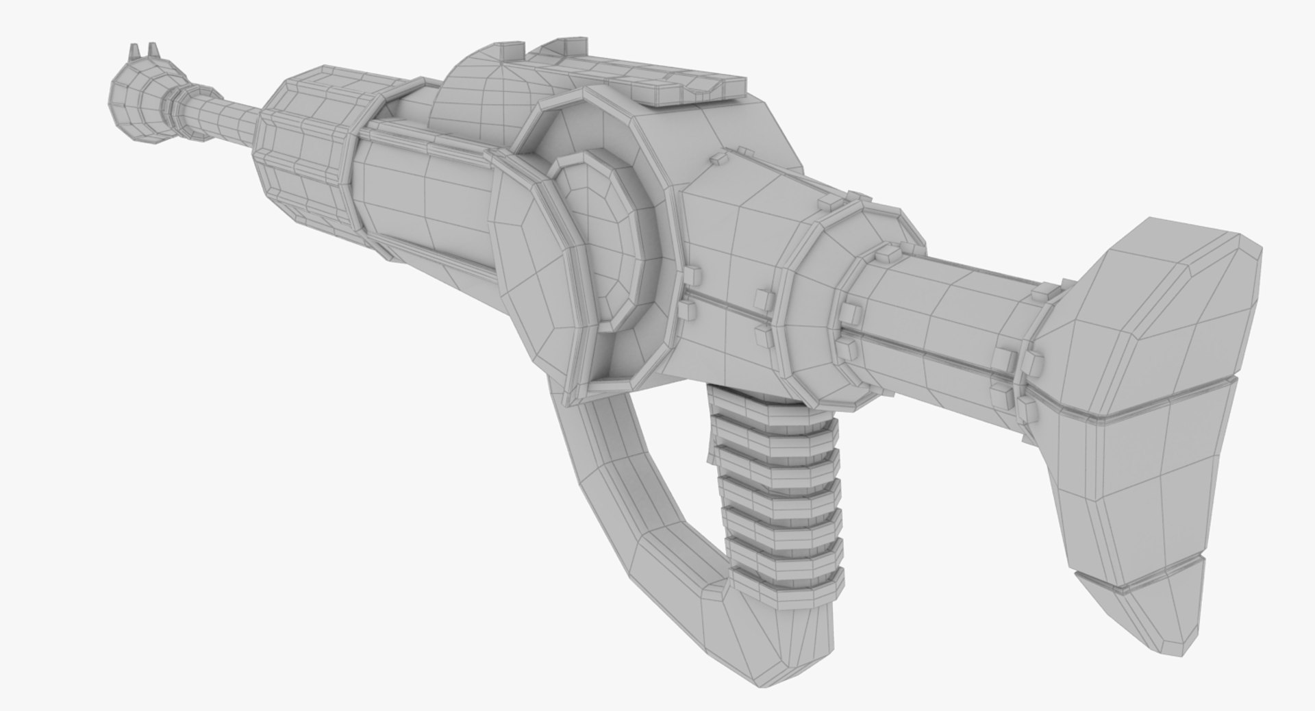 3D Science Fiction Gun Model - TurboSquid 1359235