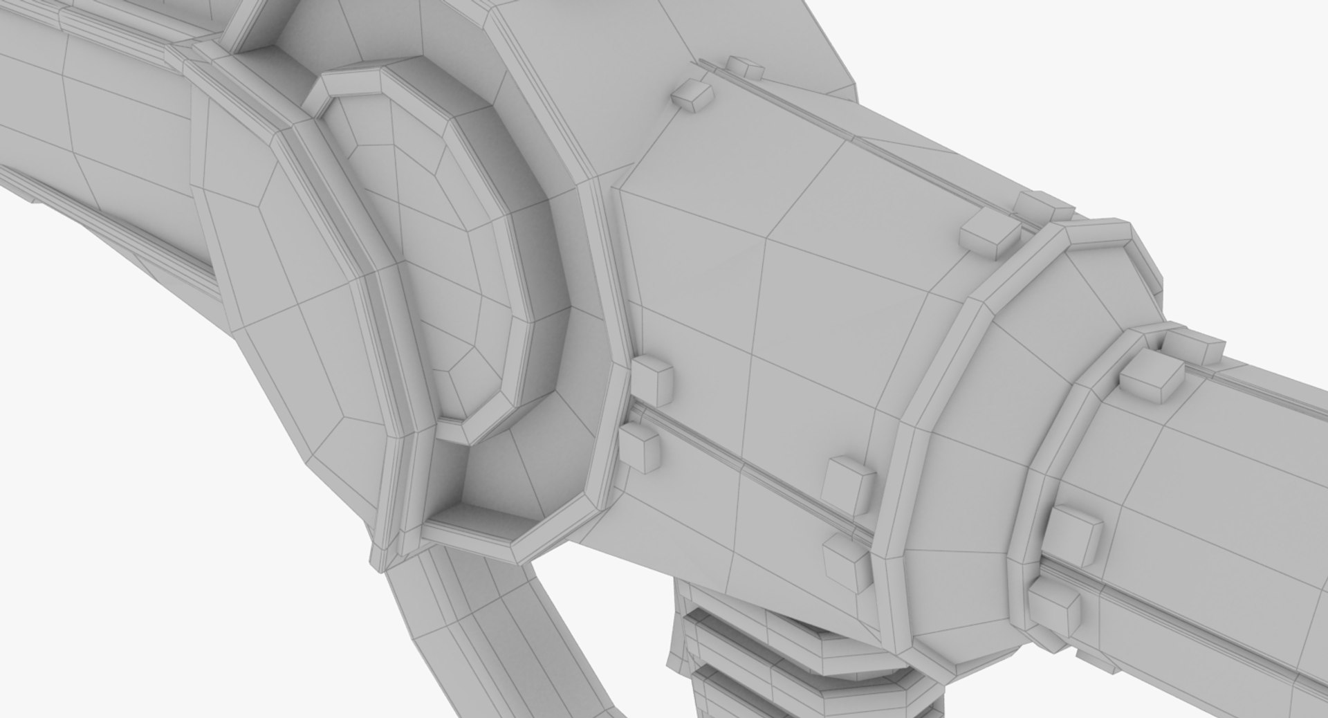 3D Science Fiction Gun Model - TurboSquid 1359235