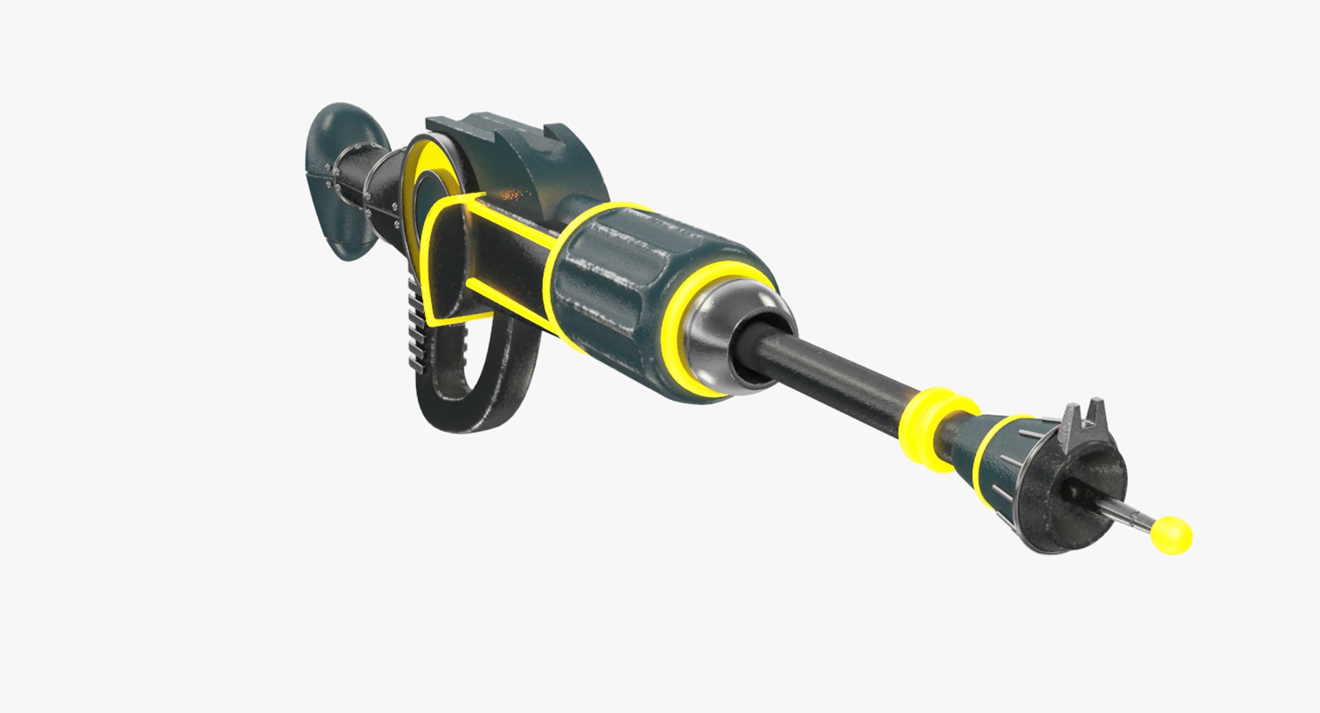 3D Science Fiction Gun Model - TurboSquid 1359235