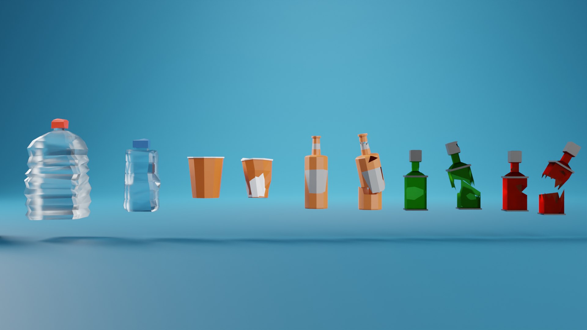 Free Trash Low Poly 3D Models 3D Model - TurboSquid 1956996