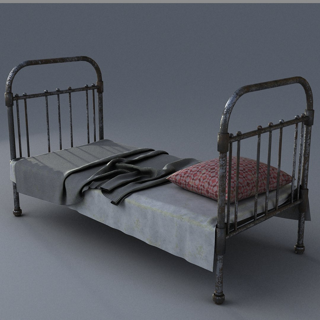 3D Model Old Bed - TurboSquid 1240501