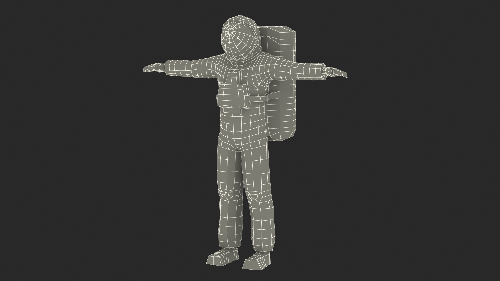 Astronaut Low Poly Rigged For Maya 3D Model - TurboSquid 2193411