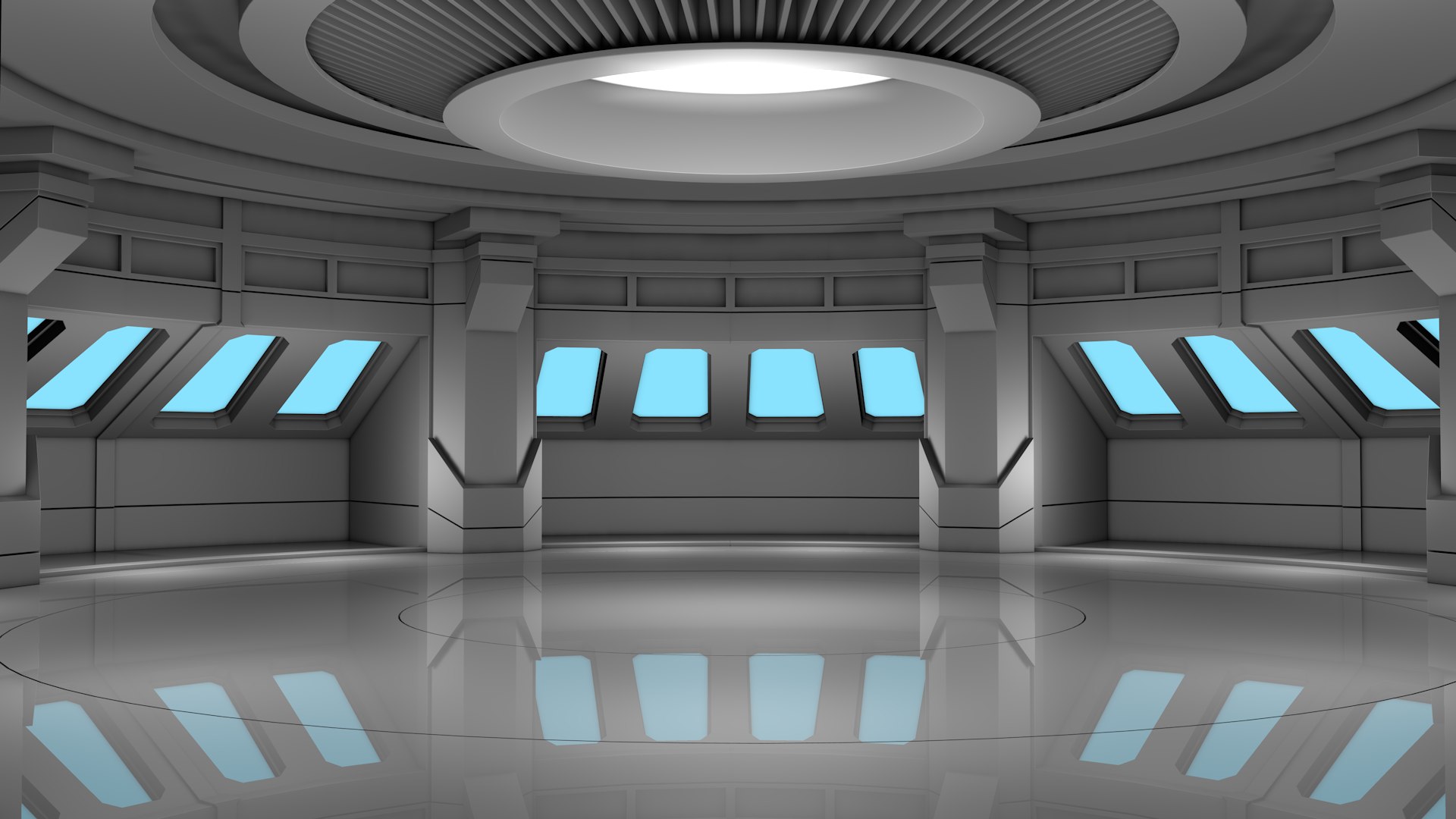 3D Model Sci Fi Interior - TurboSquid 2107263