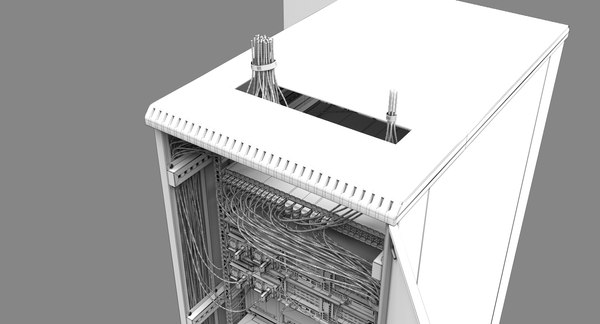 Populated server rack 3D model - TurboSquid 1372596