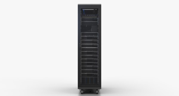 Populated server rack 3D model - TurboSquid 1372596