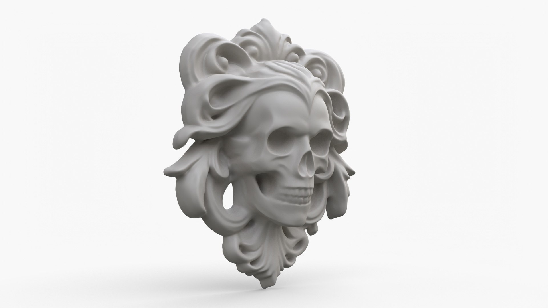 4 Zombie Skull Reliefs 3D Model - TurboSquid 2281936