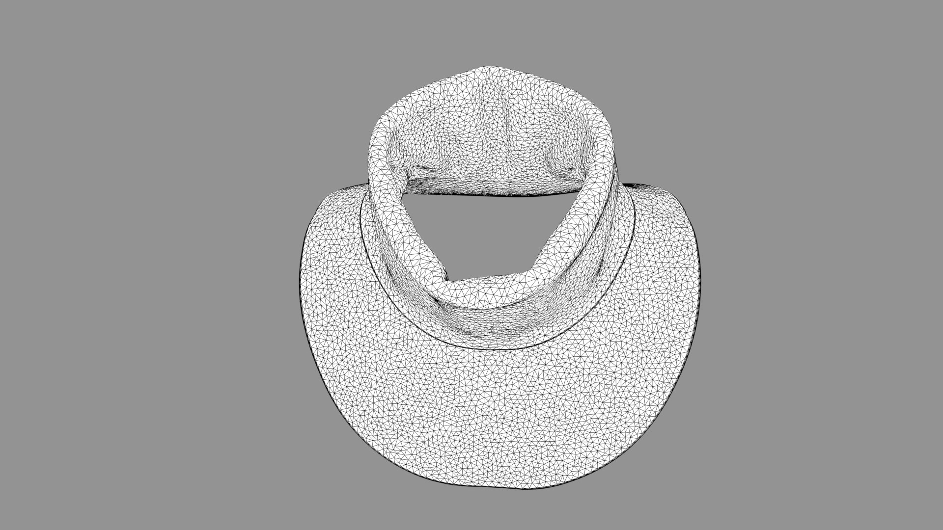 3D Scarf - High Neck Collar - TurboSquid 1977781
