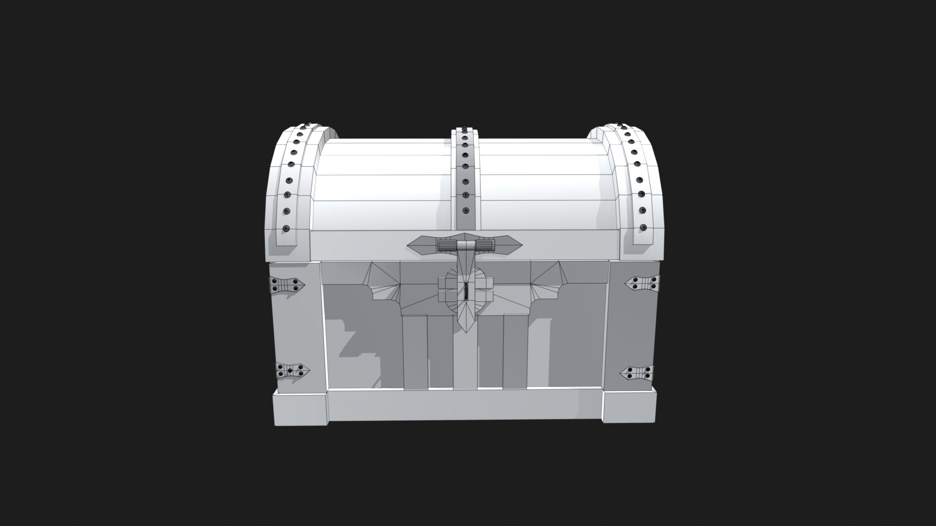 3D Model Medieval Treasure Box 03 - TurboSquid 2326145